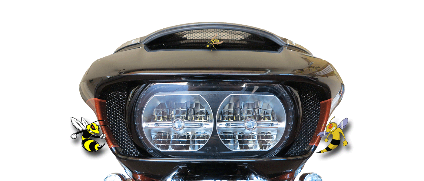 HARLEY Motorcycle ROAD GLIDE Vent Screens - Harley Motorcycle Vent Screens