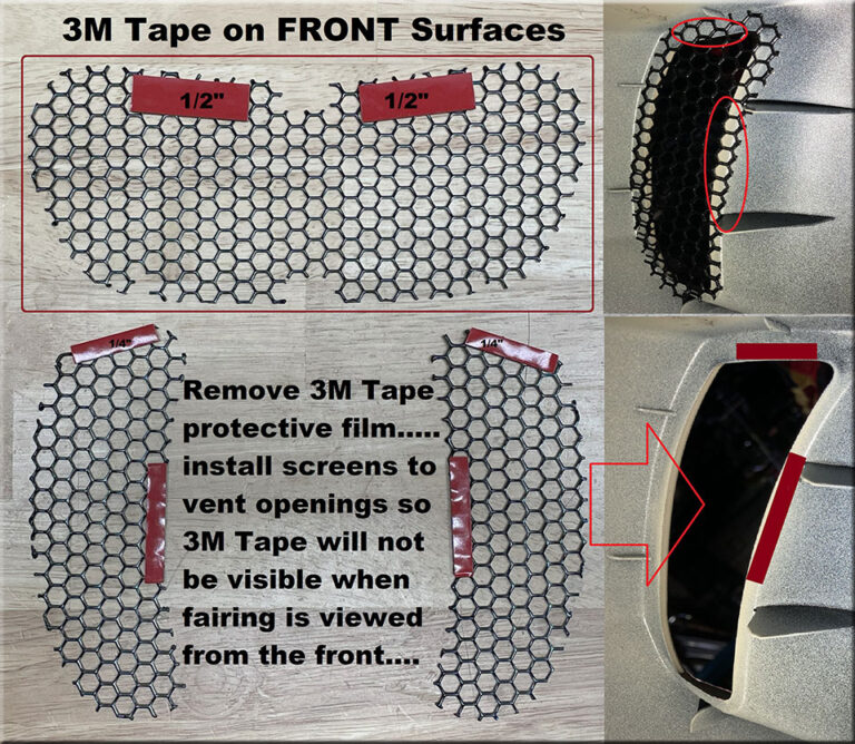Low Rider ST Vent Screens Installation - Motorcycle Vent Screens for ...