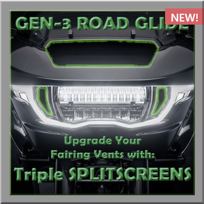 Motorcycle Vent Screens STORE - Motorcycle Vent Screens for HARLEY FLT ...